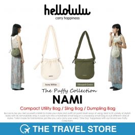 Hellolulu NAMI Compact Utility Bag / Sling Bag / Dumpling Bag (H50403-XXX) กระเป๋า รูปทรงเกี๊ยว